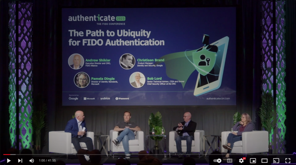 Authenticate 2023 The Path to Ubiquity for FIDO Authentication ...
